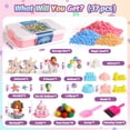 UQN Unicorn Sensory Bin Toys for Girls, 37 PCS Sensory Bins for ...