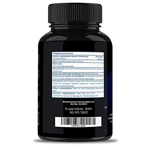 Buy AmmoniaSport Athletic Smelling Salts - Ampules (25) Ammonia Inhalant - Smelling Salts ...