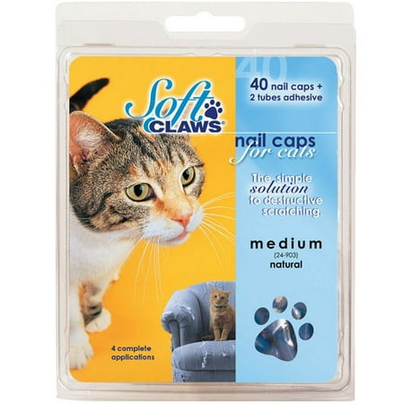 Soft Claws Cat Nail Caps Take-Home Kit, Large, Clear | Walmart Canada