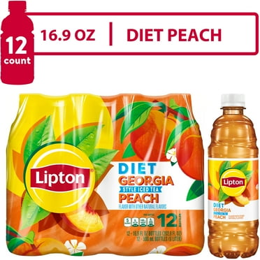 Lipton Lemon Iced Tea, 16.9 fl oz, 12 Pack Bottles - Walmart.com