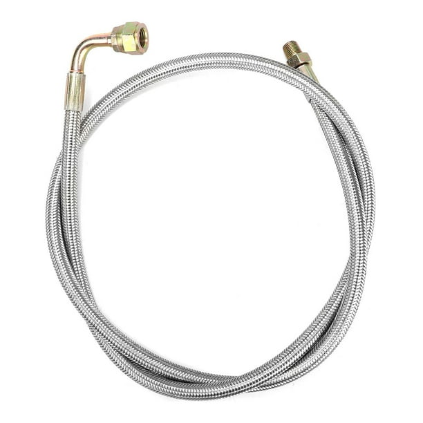 Steel Oil Feed Line,36in Braided Steel Turbo Braided Oil Feed Line Oil ...