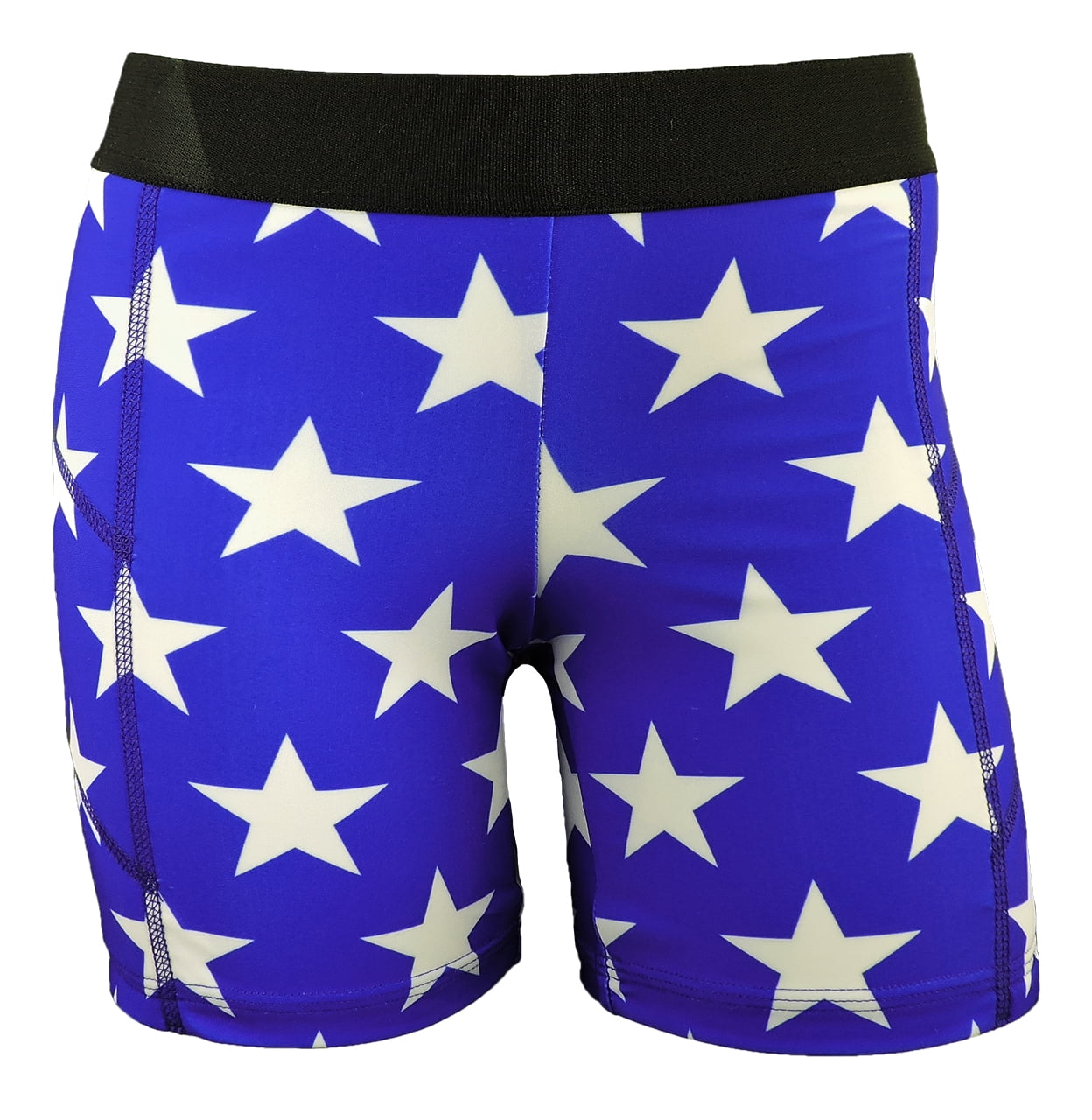Pro Line Softball Sliding Shorts (Blue with White Stars, Medium) - Blue ...