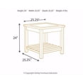 Ashley Furniture Signature Design - Veldar End Table - Vintage Style ...