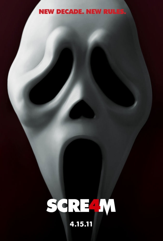 Scream 4 Movie Poster 24In x 36In Art Poster 24x36 Multi-Color Square ...