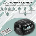 Retekess TR630 CD/Cassette Player, AM/FM Radio, MP3, Recorder, USB ...
