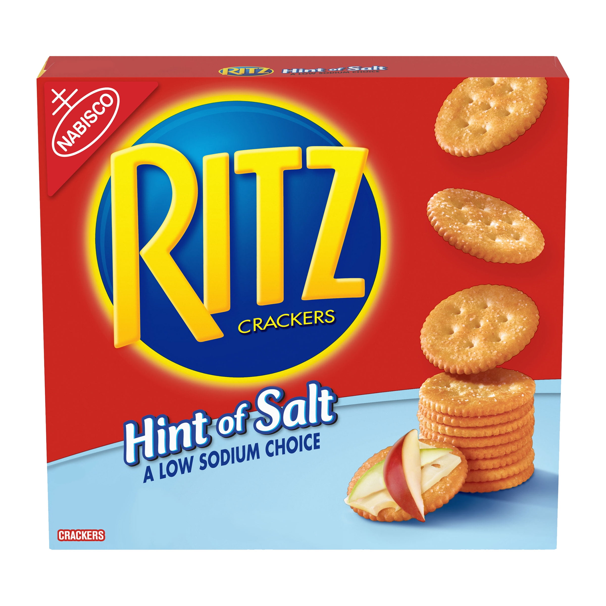 Ritz Crackers Hint Of Salt Low Sodium 13 7 Oz Walmart Walmart