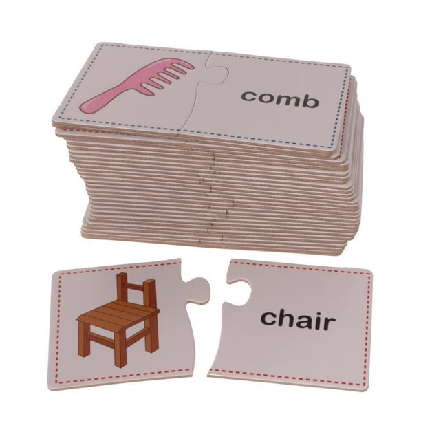 Varios rompecabezas de cartas cognitivas, rompecabezas de ...