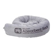 "PIG Absorbent Sock, 4'L x 3""W (3-Pack) - Reusable & Mildew-Resistant ...