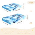 BZSMCE Soft Fitted Cotto for In Three Dolphins Pattern 39*27/52*28in ...