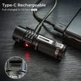 Mini Flashlight, SC21 Pro 1100 High Lumen with Upgraded Anduril UI, Small Pocket EDC Light with ...