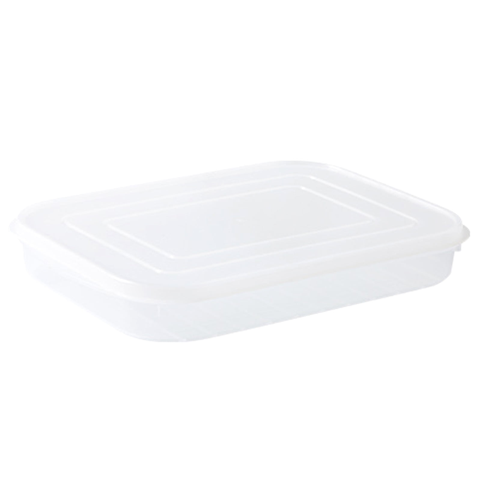 HEVIRGO Clear Food Storage Box with Lid PP Seafood Fish Refrigerator ...