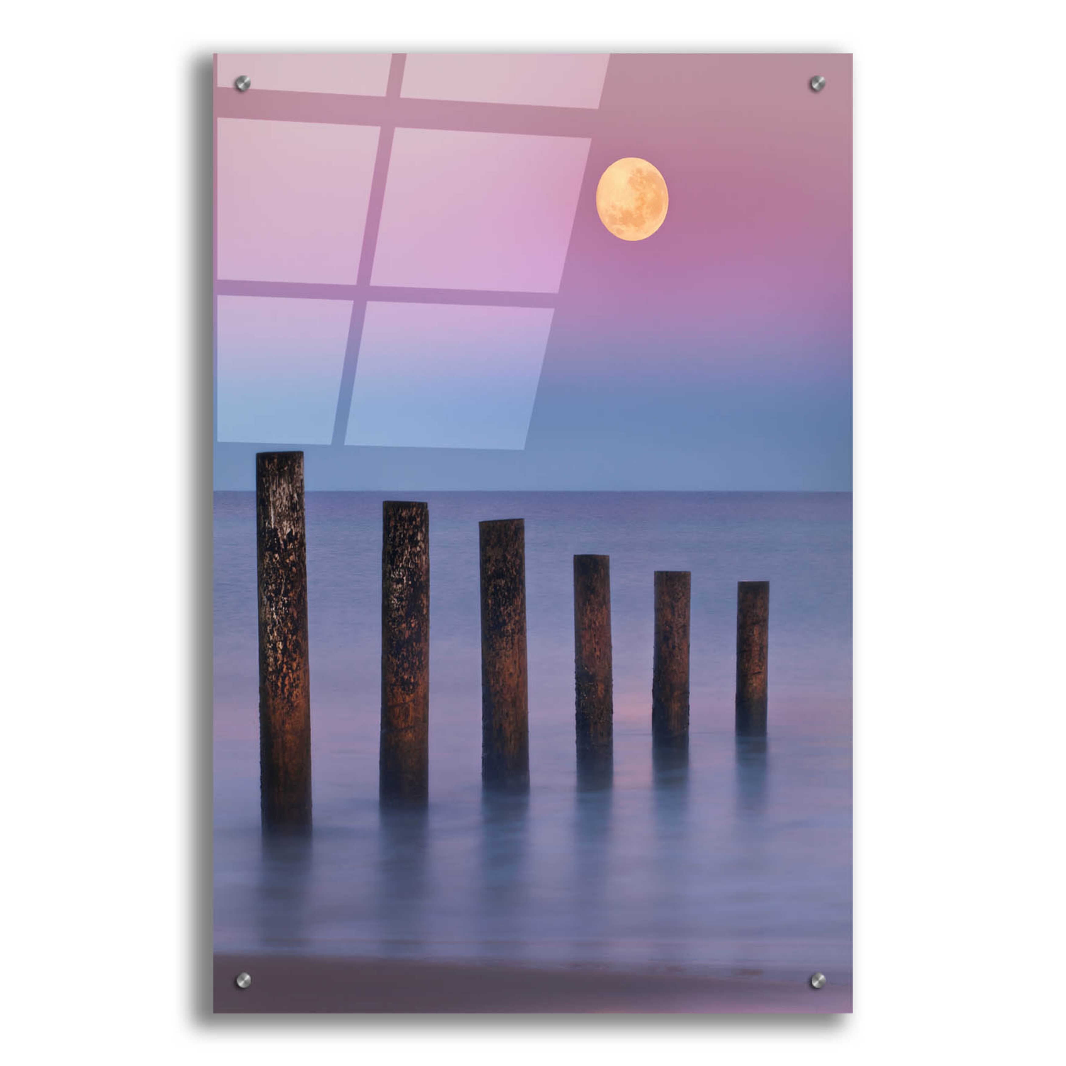 Epic Art 'Moana Moon' by Everlook Photography, Acrylic Glass Wall Art ...