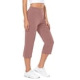 BVnarty Women's High Waist Capri Pants, Straight Leg Breathable Fabric ...