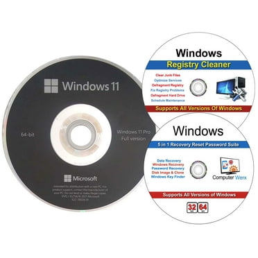 Windows 11 Home OEM 64 Bit DVD & Drivers Pack - Walmart.com