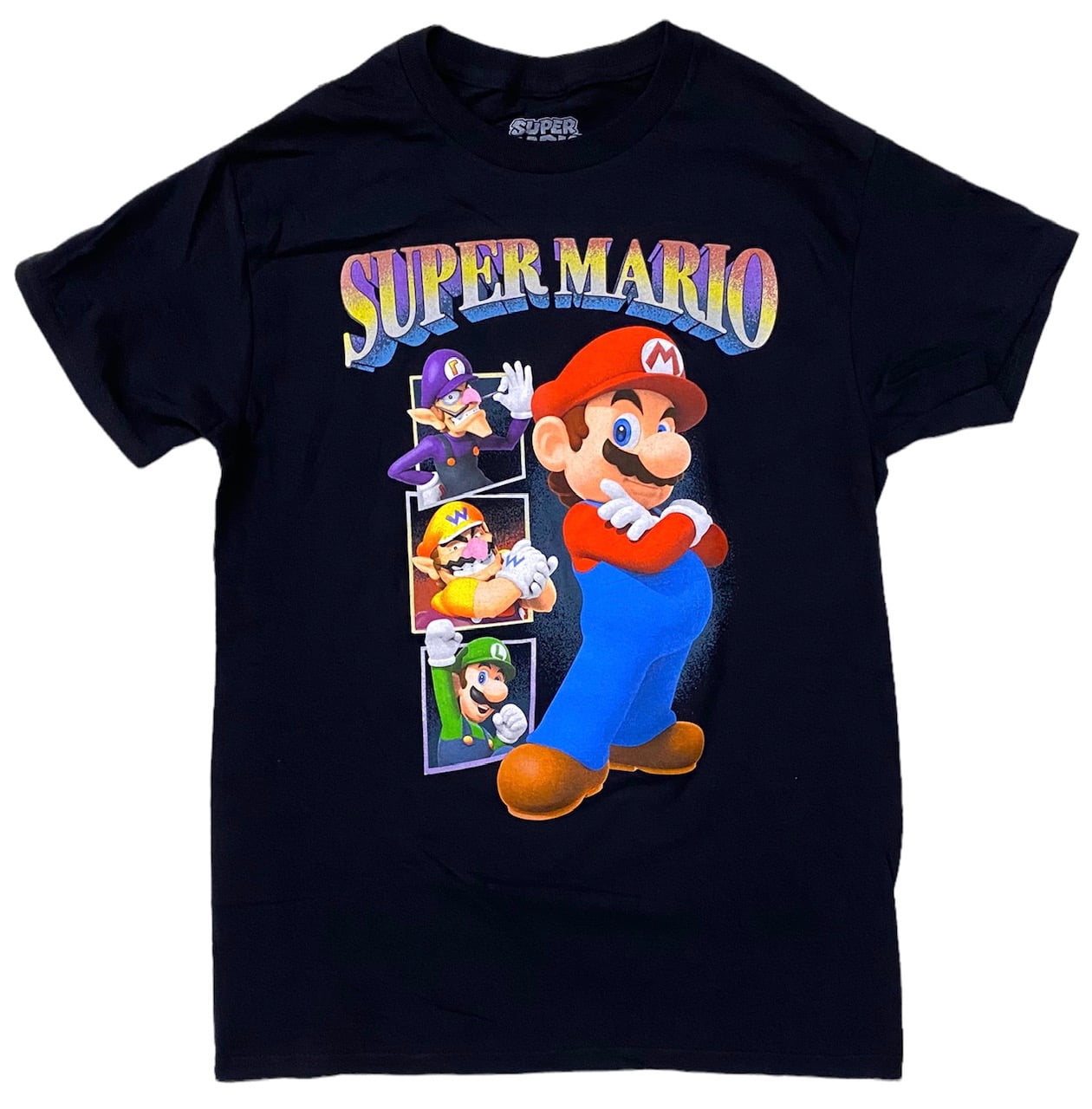 Super Mario Brothers Men's Officially Licensed Character Graphic Tee T ...