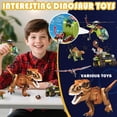 Jurassic Dinosaur World Building Blocks Set, 319Pcs Dinosaur Building ...