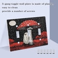 3-Hole Switch Plate Cover Faceplates Covers Smooth Rounded Corners ...