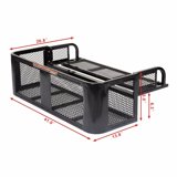 Costway ATV UTV Universal Rear Drop Basket Rack Steel Cargo Hunting ...