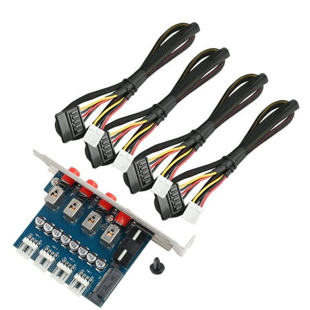 Switch, IDE And 15P Input Interfaces With 4 Output Power Cables, HDD ...