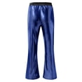 Casual Pants for Men Shiny Disco Flared Pants Wide Leg Retro 70S Party ...