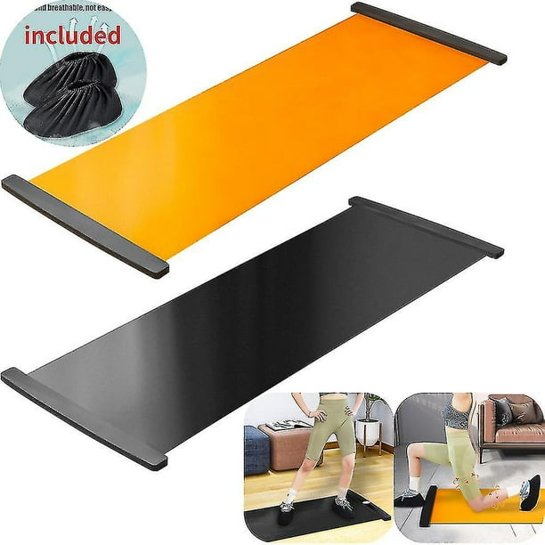 Yoga Sliding Mat Sport Fitness Glide Pilates Skating Training Board Mat ...