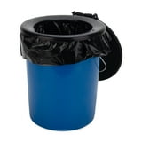 Camco 5-Gallon Portable Camping Toilet Bucket with Seat, Lid & Carry ...