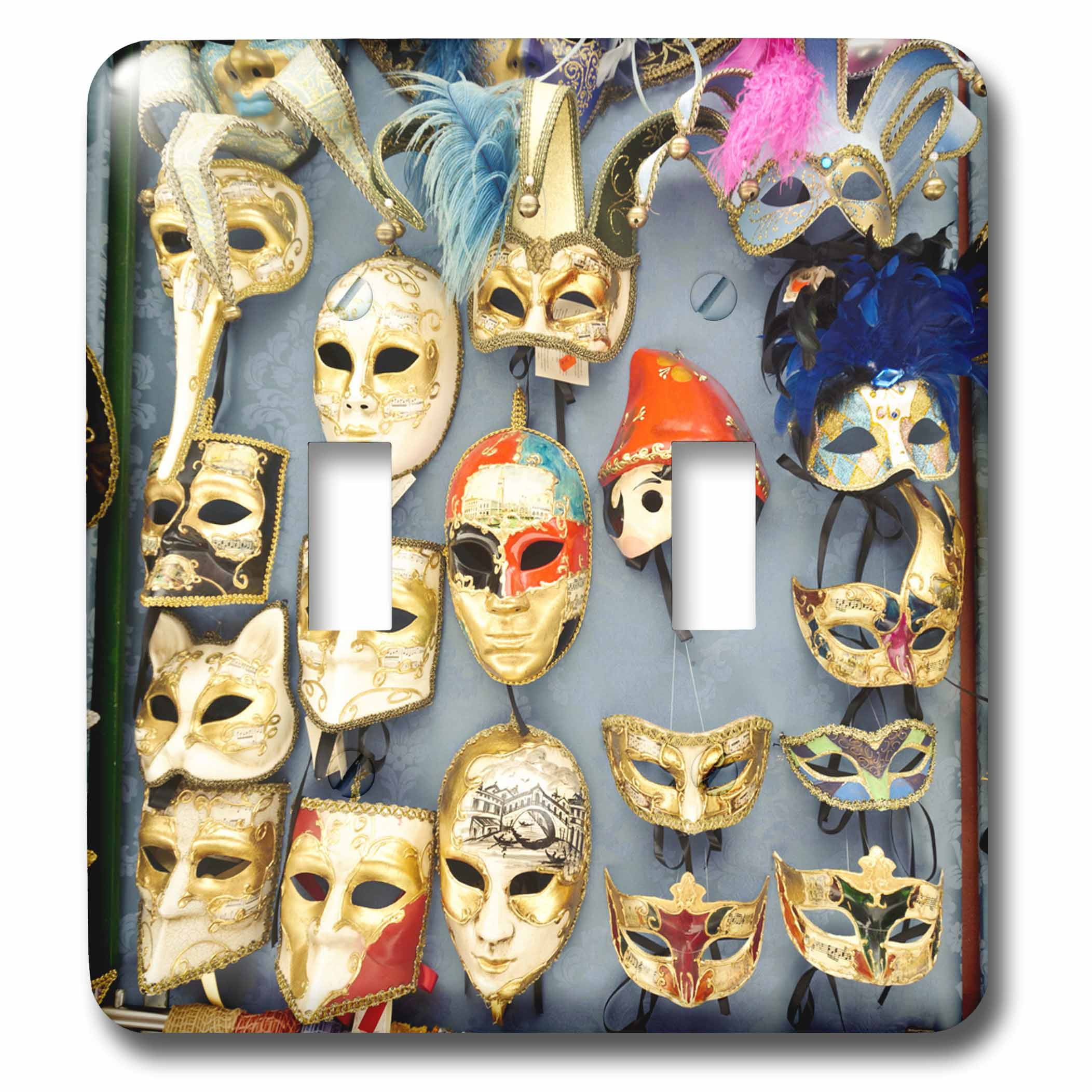 3dRose Italy, Venice, Burano, Venetian carnival masks - EU16 RDU0163 ...