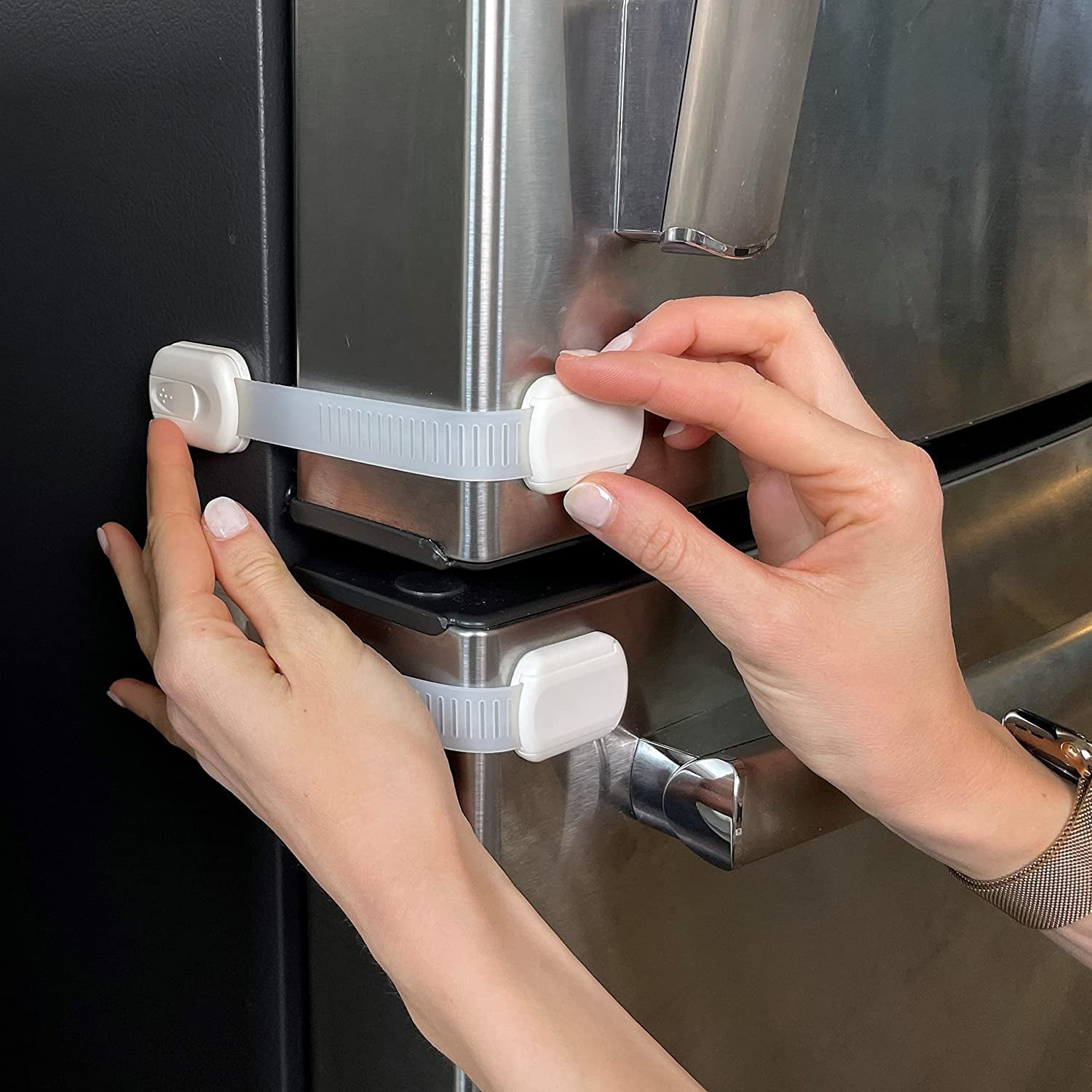 KAQ Multi-Use Adhesive Straps Locks - Childproofing Baby Proofing ...