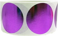Metallic Purple Circle Stickers | 2" Inches Round | 500 Pack - Walmart.com