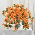 Artificial Flower Triangle Plum Flowers Faux Floral Arrangement For ...