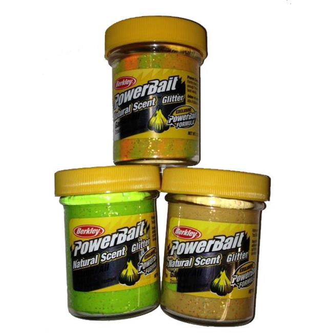 Pure Fishing BGTGRB2 Berkley Natural Scent Glitter Trout, Garlic Scent ...
