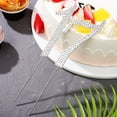 17th Birthday Party Rhinestone Cake Insert (silver) Picks Banquet ...