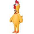 Joyfy Adult Inflatable Costume, Full Body Yellow Rubber Chicken ...
