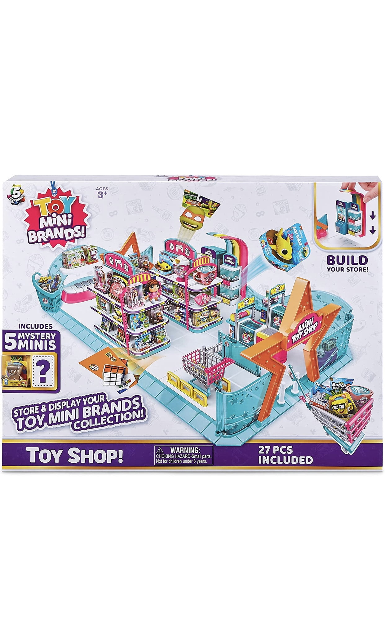 5 Surprise Toy Mini Brands Series1 Mini Toy Store with 5 Mystery Toy ...