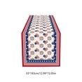 4th of July Table Runner, USA Patriotic Decorations, Rectangular ...
