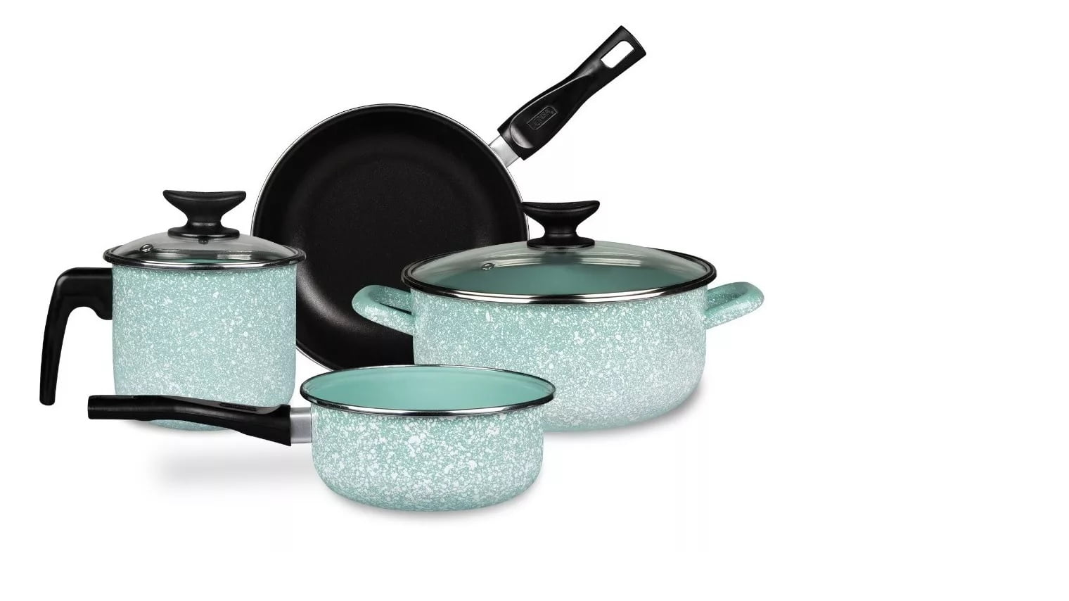 Batería de Cocina Cinsa Granito Menta de 6 Piezas | Walmart en línea