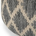 Edgeley Boho Round Pouf in Grey, Natural Woven Braided Jute - Walmart.com