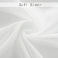 DriftAway Extra Long White Sheer Curtains for Bedroom Living Room 2 ...