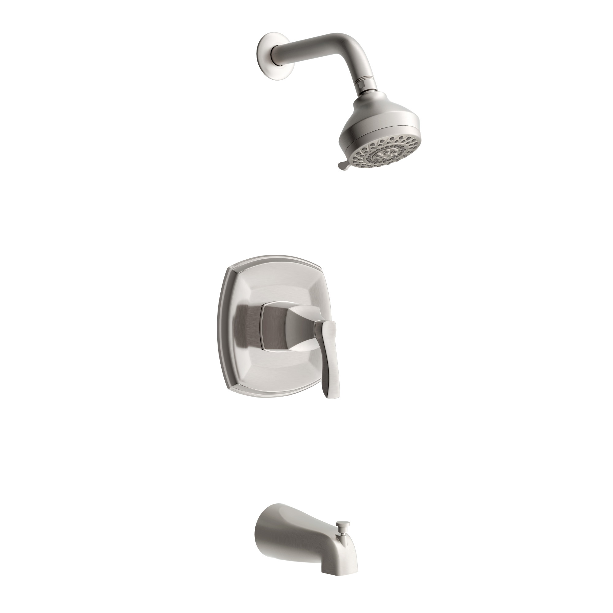 Proflo Pf2930g Cassadore Tub And Shower Trim Package - Nickel - Walmart.com