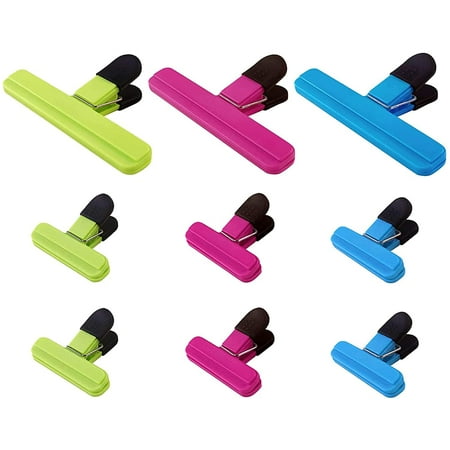 KZXXZH Chip Bag Clips, Heavy Duty Air Tight Seal Grip, Plastic Food ...