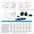 IP68 Waterproof Aviation Plug Socket Connector Cable Plug Socket ...