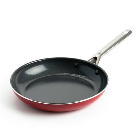 Red Volcano Ceramic Nonstick 10 inch Open Frying Pan/Skillet – Walmart ...