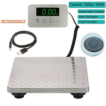weighmax w-2809 90 lb x 0.1 oz durable stainless steel digital postal ...