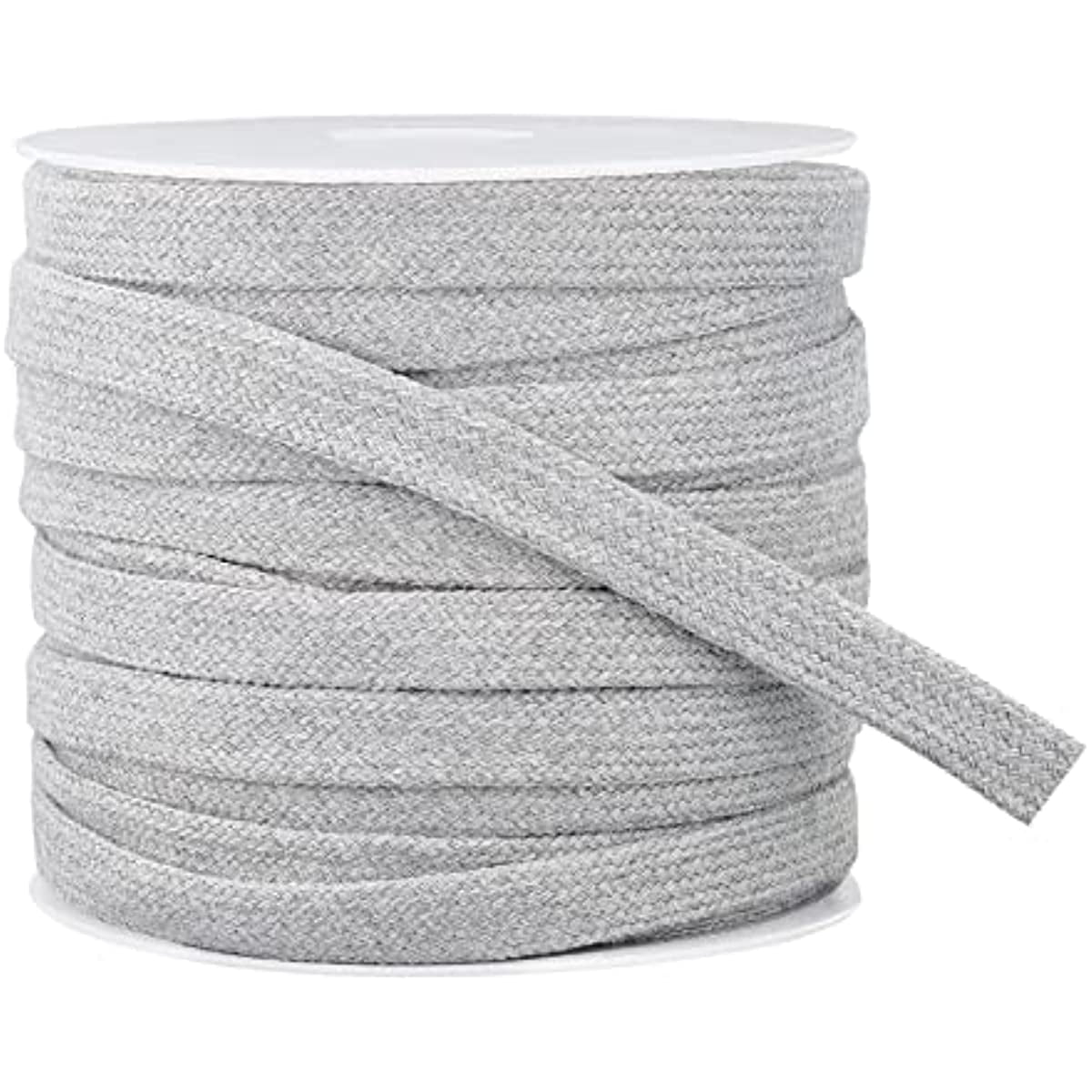 27 Yards Grey Flat Drawstring Cord Replacement Double Layer Soft ...
