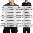 COSFO Solid Tshirts Shirts for Men Workout Summer Short Sleeve Shirt ...