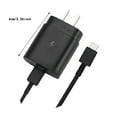 25w Portable Charger Type C To Type C Android Fast Charging Charger Adapter Black