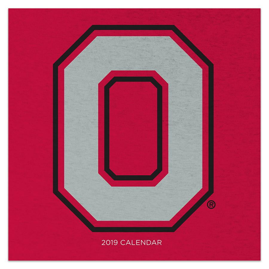 2019 Ohio State University 12" x 12" January 2019-December 2019 Wall ...