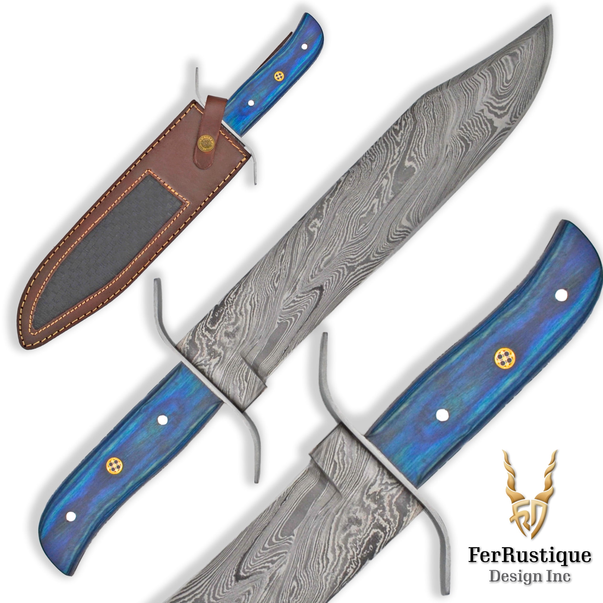 Click here for Ferrustique Design Inc. Frd: 15-Inch Damascus Stee... prices