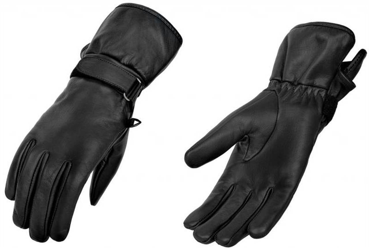 True Element Women's Premium Gauntlet Glove for All Weather Use (Black ...