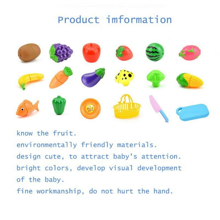 Preschool Fruit And Vegetable Cutting Sorting Fruits And Vegetables